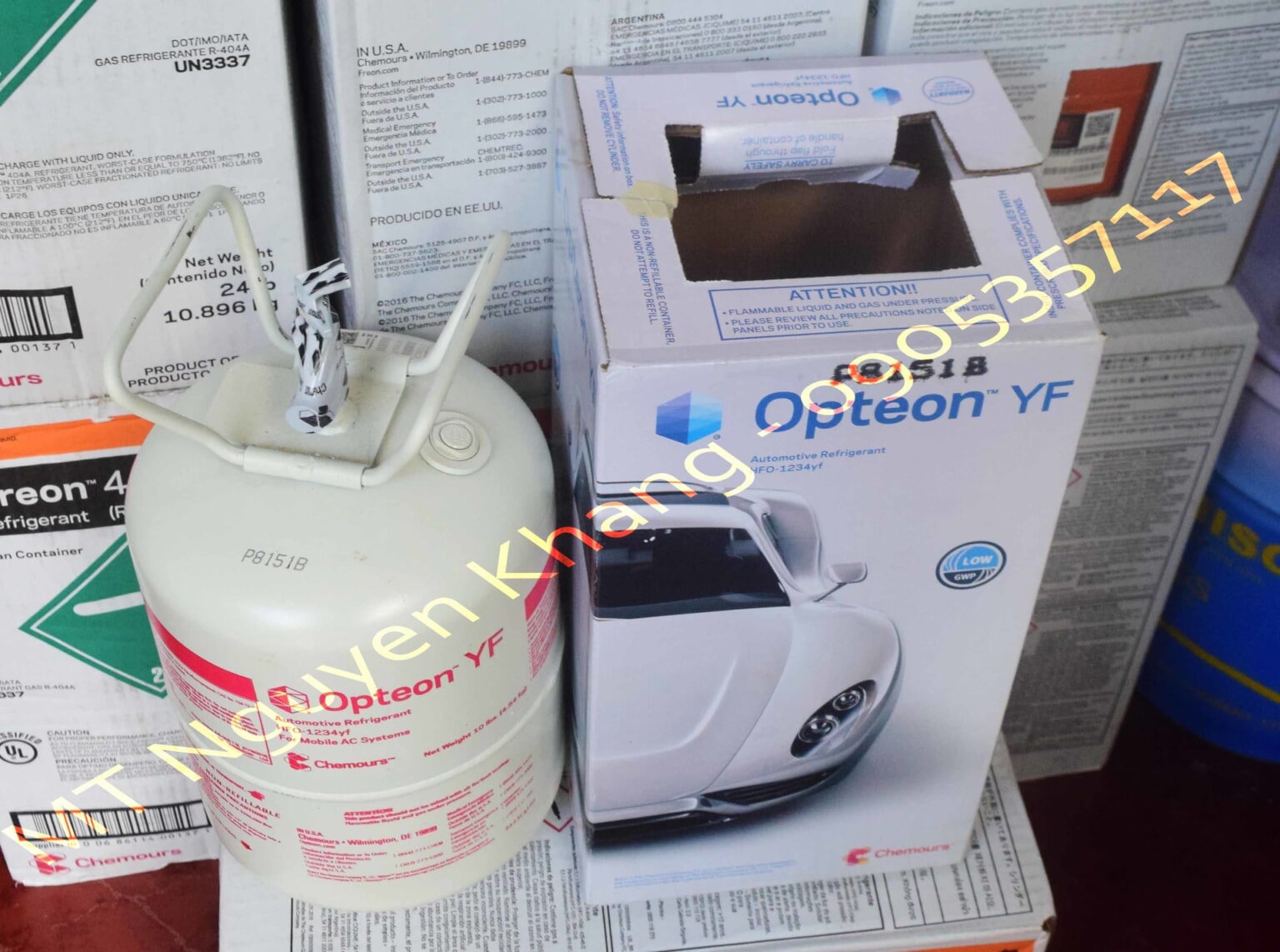 Gas lạnh Opteon™ YF (HFO-1234yf) – Điện Lạnh Nguyên Khang